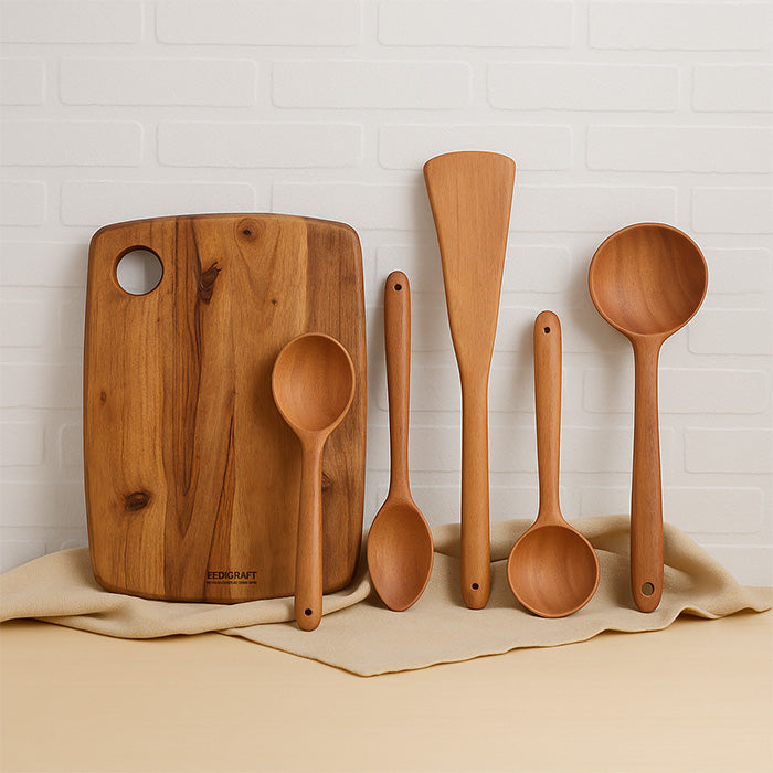 Wooden Utensils Collection | Ecocraft India – Handcrafted & Eco ...